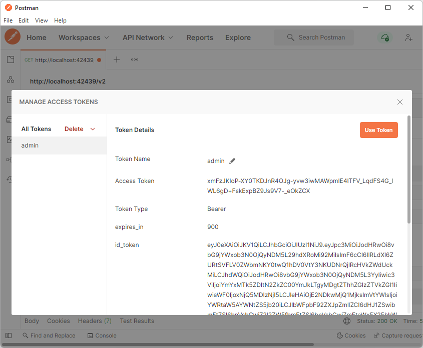 OAuth 2 0 Configuration In Postman